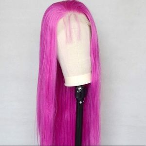 Accessories | 22 Pink Straight Lace Front Wig New | Poshmark